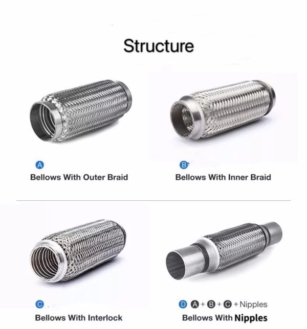 2 inch exhaust flex pipe-Genleelai