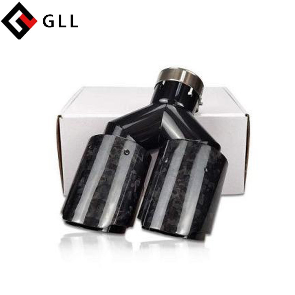Forged Carbon Fiber Dual Outlet Exhaust Tip: Elegant Fusion of ...