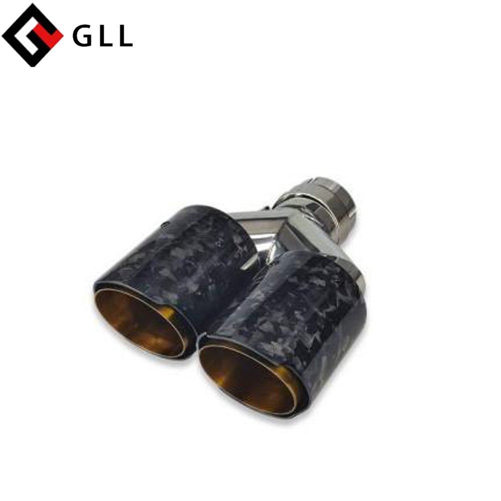 Forged Carbon Fiber Dual Outlet Exhaust Tip: Elegant Fusion of ...